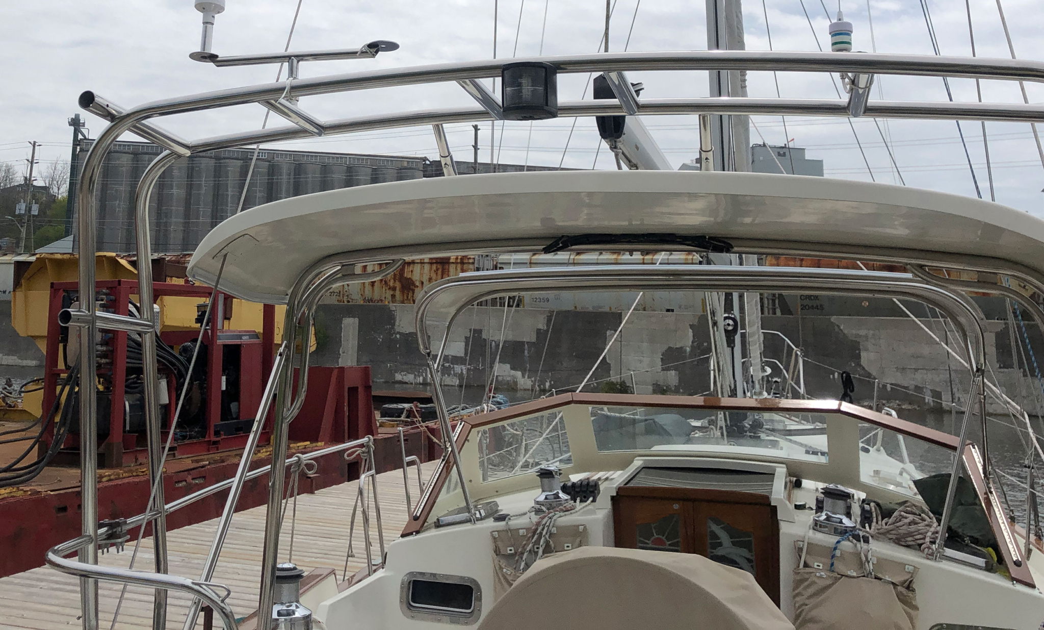 Offshore Dinghy Davits – Gozzard Yachts